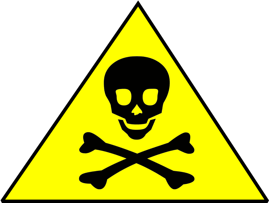 Toxic - Chemical Hazard Sign - Full Size PNG Clipart Images Download
