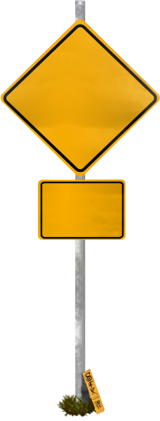 Blank Funny Road Sign 1 Transparent Png - Blank Road Signs Png - Full ...