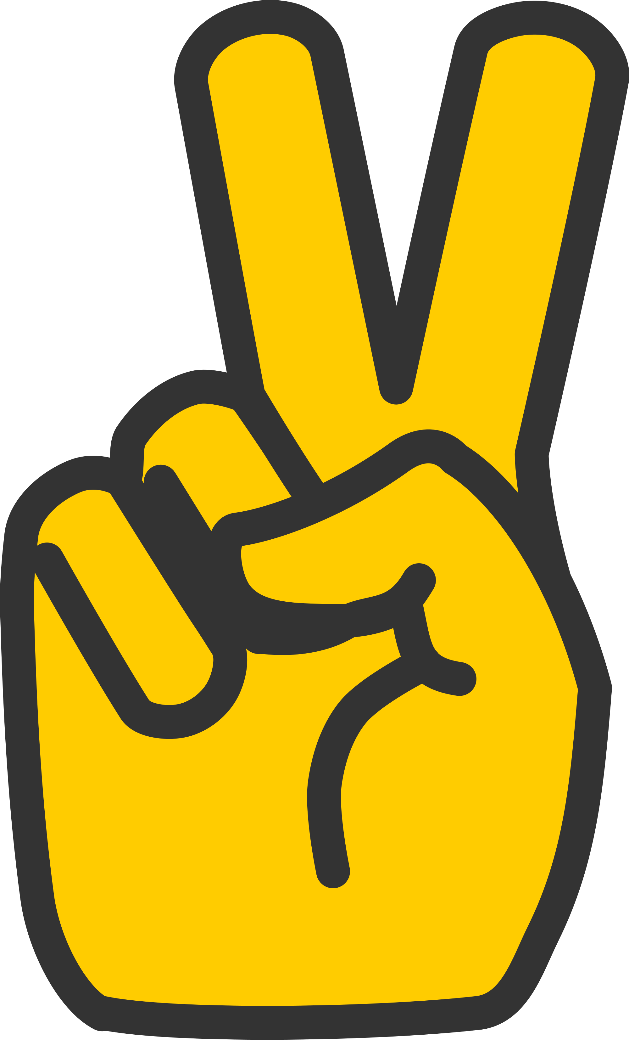 Open - Victory Sign Png - (2000x3305) Png Clipart Download