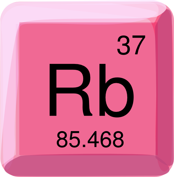 Rubidium In Periodic Table - (588x598) Png Clipart Download