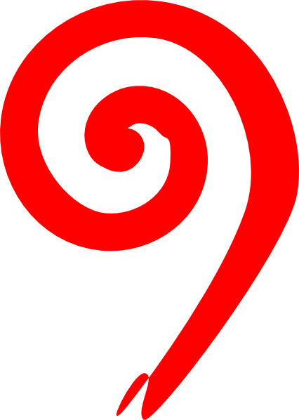 Red Spiral Clip Art - Red Spiral - (426x598) Png Clipart Download
