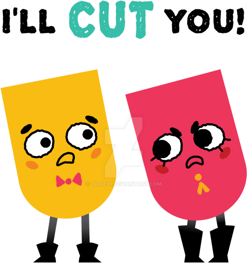 I'll Cut You By Trice01 - Snipperclips - (816x979) Png Clipart Download