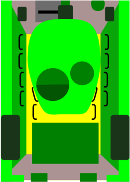 Tanks Clipart Top View - Cartoon Tank Top View - (640x480) Png Clipart ...