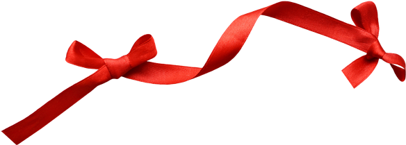 Ribbon Png Image - Red Gift Ribbons Png - (600x244) Png Clipart Download