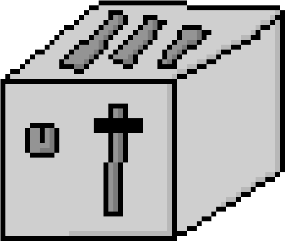 Toaster - Chef Hat Pixel Art - Full Size PNG Clipart Images Download