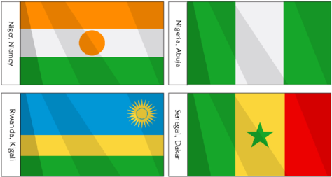 African Flags Printables For Kids Part - Flag - (500x386) Png Clipart ...