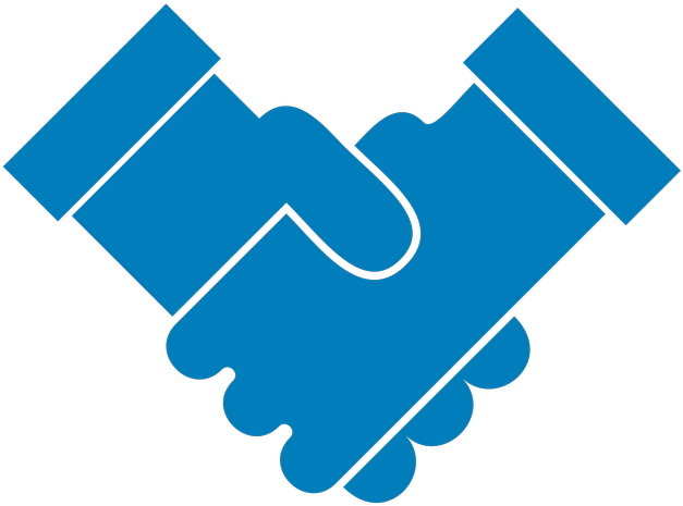 Handshake Clipart Joint Venture - Hand Friend Logo - (640x640) Png ...