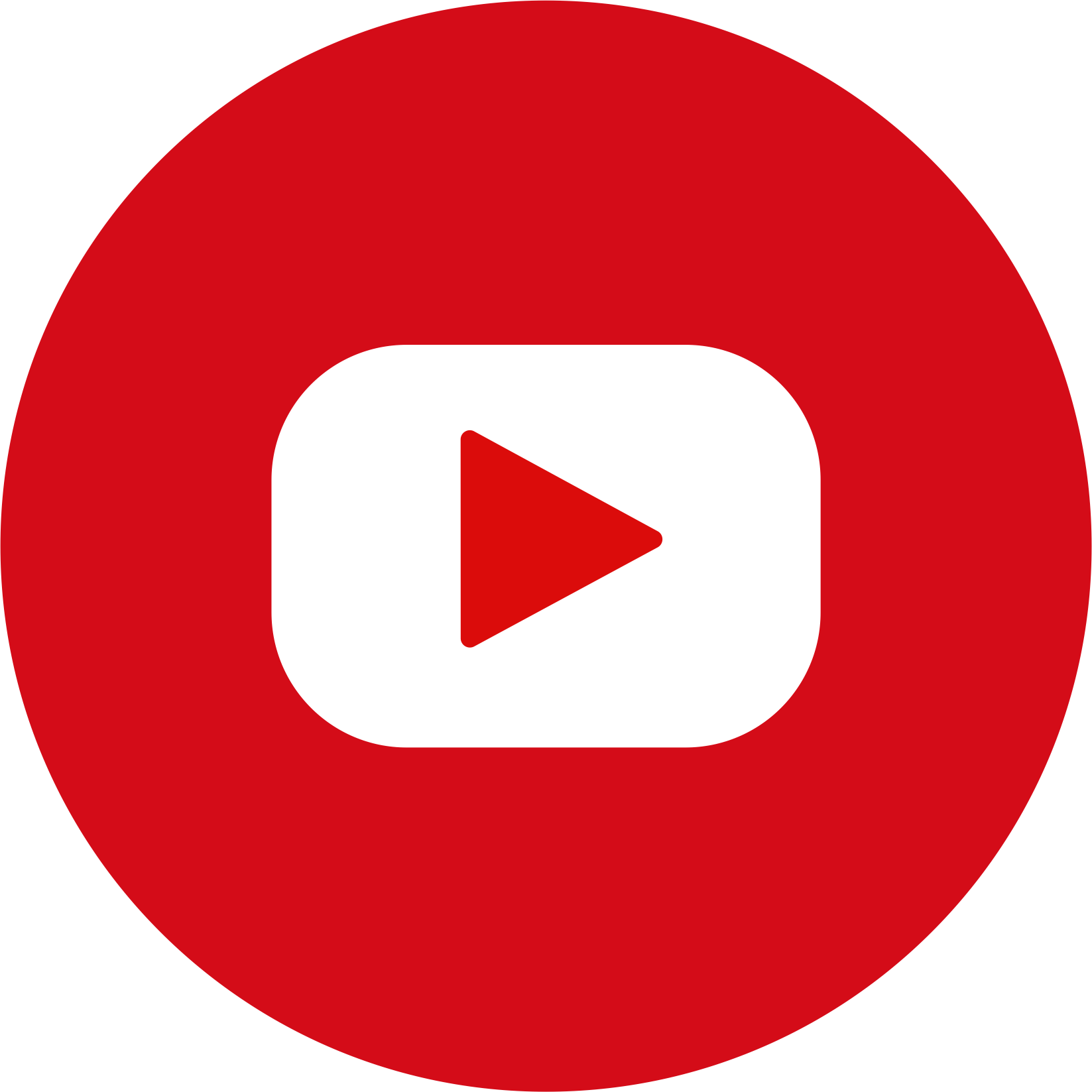 Youtube - Youtube Logo Circle Png - Full Size PNG Clipart Images Download