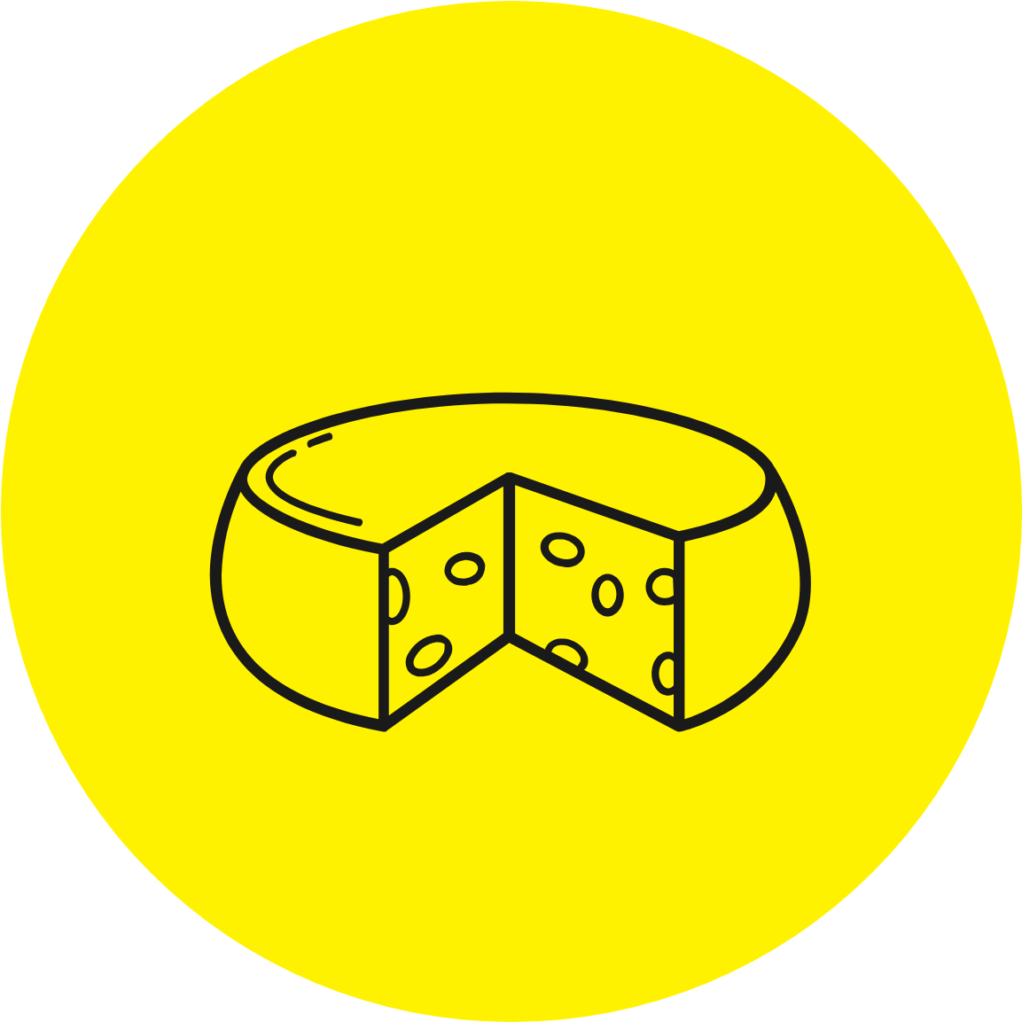 Cheese Clipart Noun - Circle - Full Size PNG Clipart Images Download