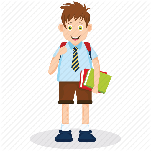 School Child Student Clip Art - School Boy Boy Clipart Png - (512x512 ...