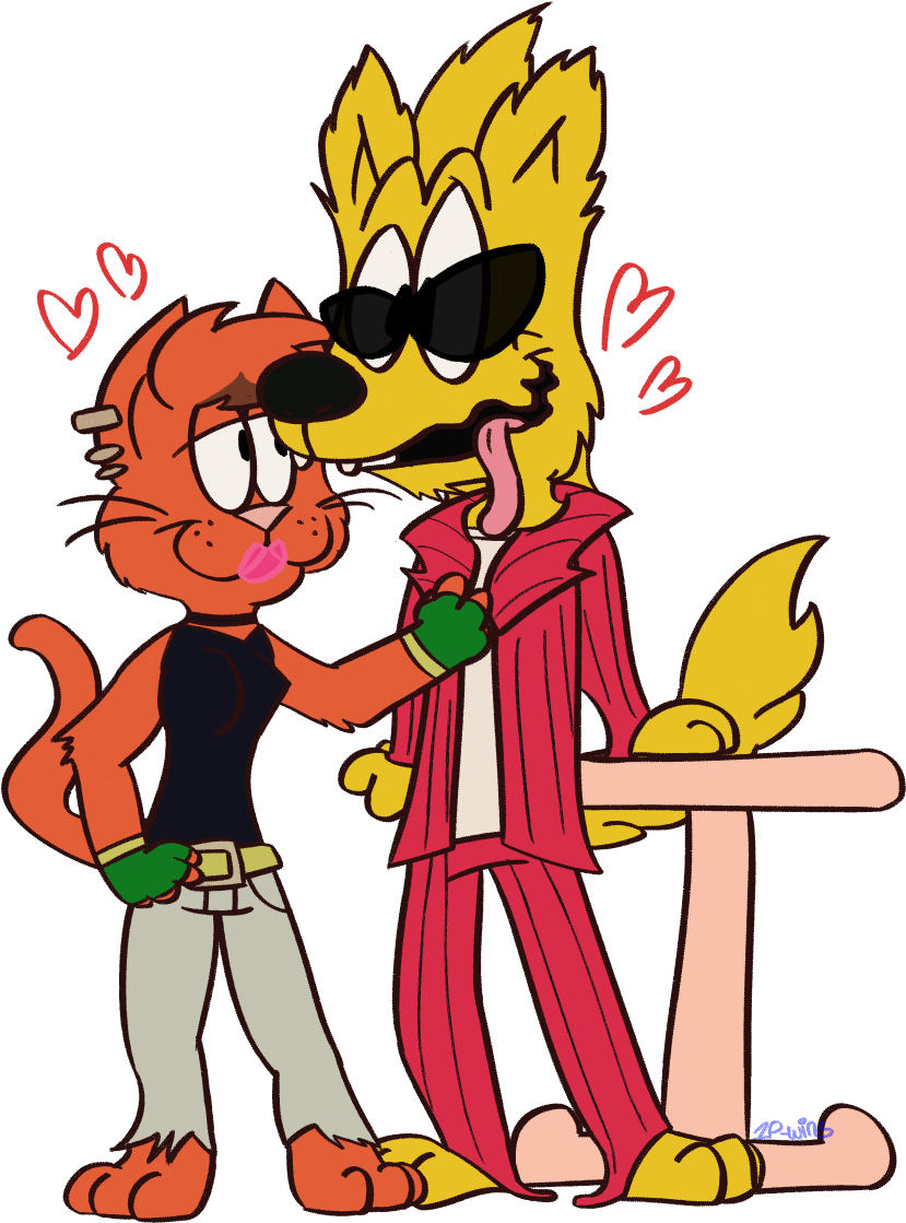 My Part Of An Art Trade With Lindsocolo, Anthro Frank - Cartoon ...