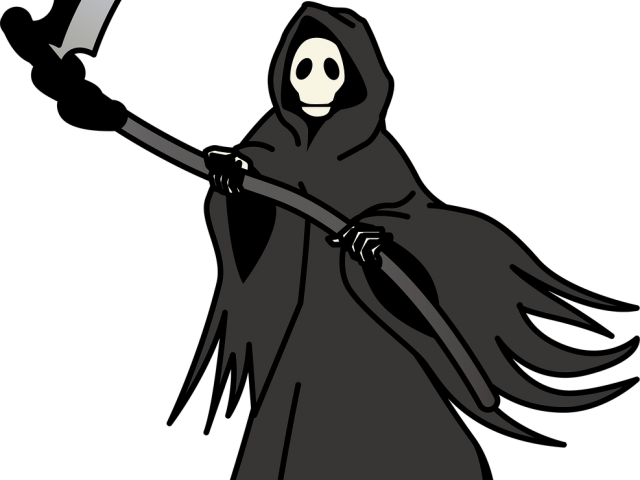 Grim Reaper Clipart Sad - Death Clipart - (640x480) Png Clipart Download