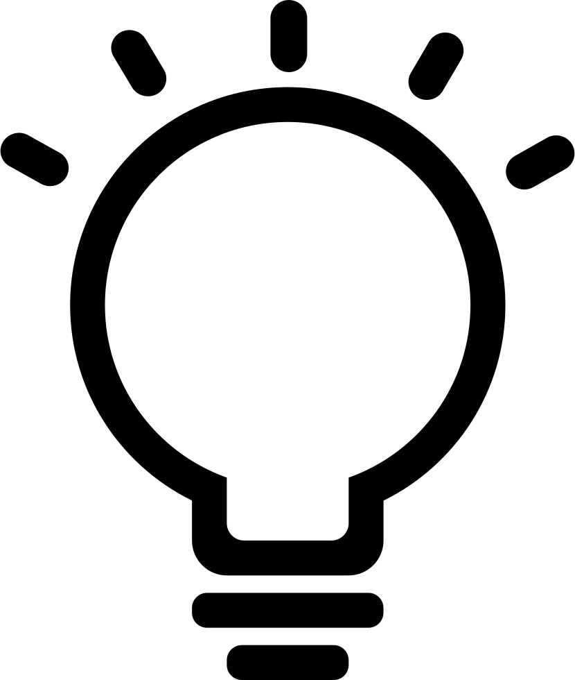 My Idea Comments - Idea Icon Clipart Png - (830x980) Png Clipart Download