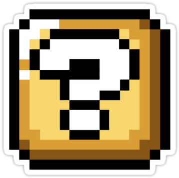 Mystery Boxes - Super Mario World Block - (375x360) Png Clipart Download