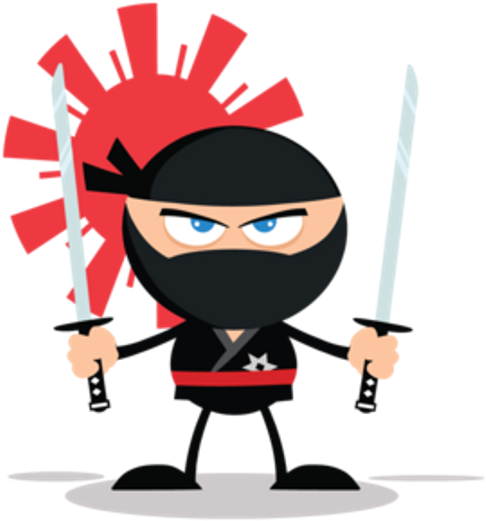 Best - Ninja Cartoon - (720x540) Png Clipart Download