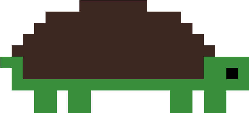 Turtle By Danyancat - Pixel Art Day Night Cycle - (1184x1184) Png ...