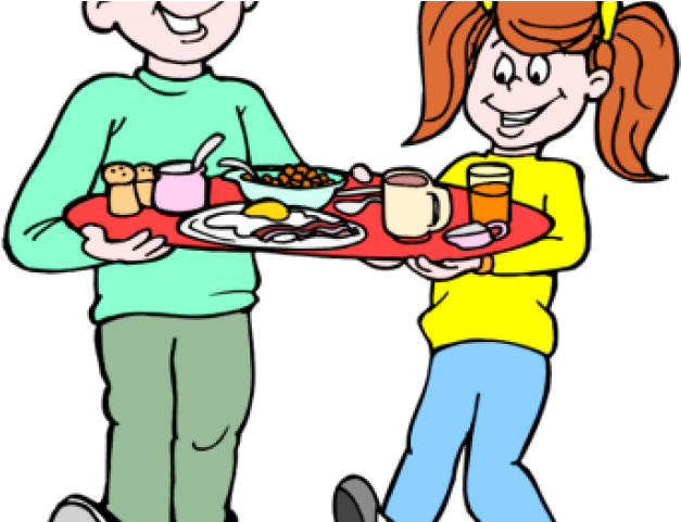 Cafeteria Clipart Banquet - Coloring Page Tray - (640x480) Png Clipart ...
