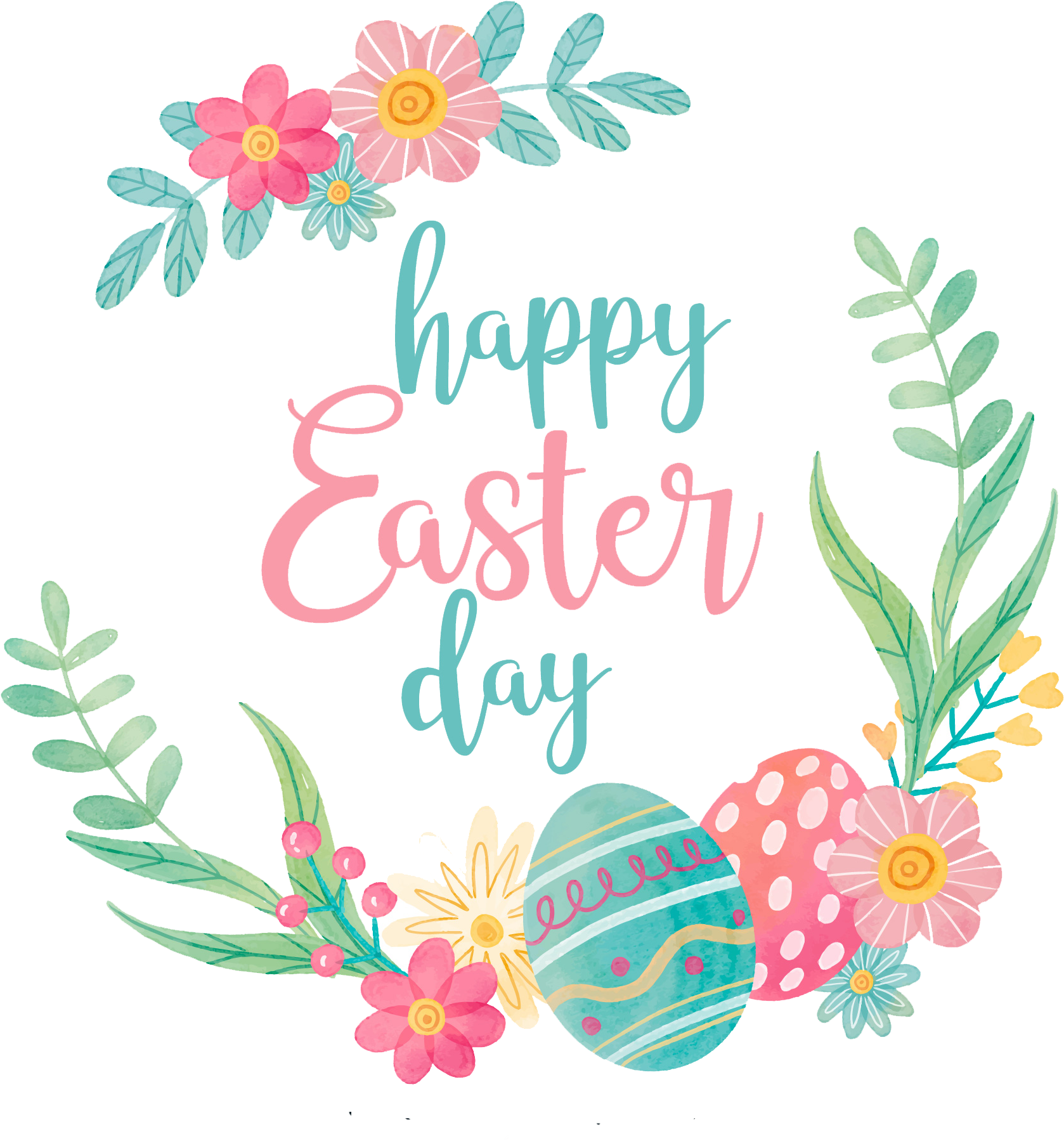 20 - Happy Easter - (2000x2000) Png Clipart Download