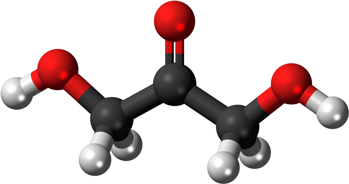 Dihydroxyacetone Molecule - (1200x662) Png Clipart Download