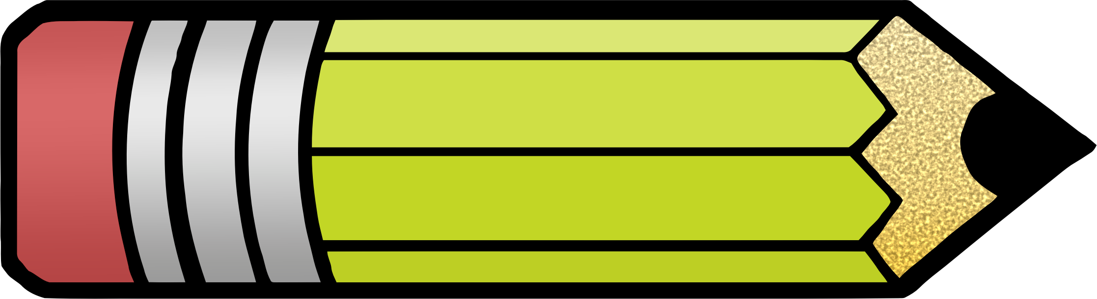 Pencil Clip Art - Pencil Black And White Clipart - Full Size PNG ...