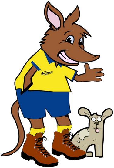 Benji Bandicoot And Spot - Cartoon - (940x788) Png Clipart Download