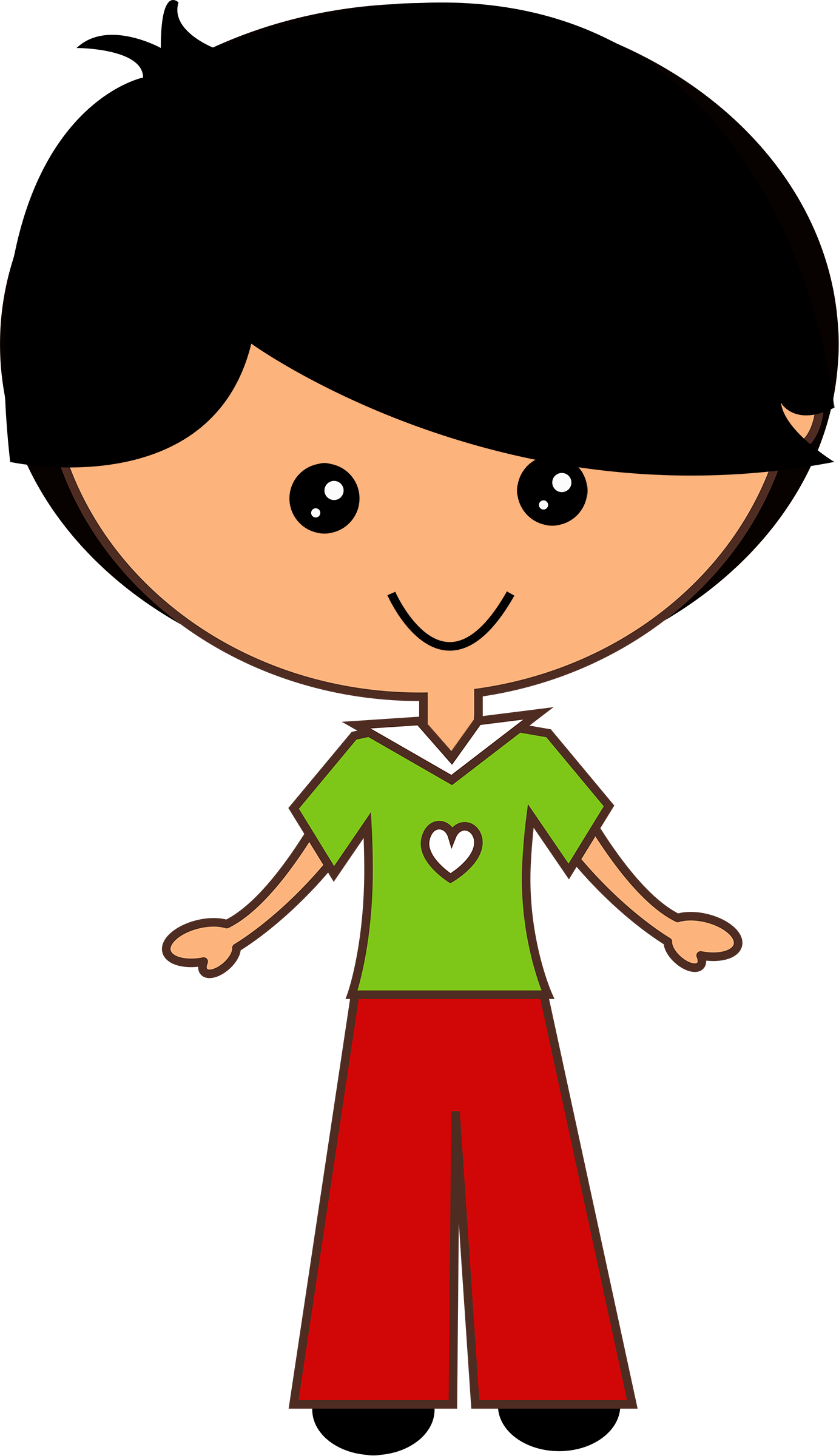 Meninos * Bonecos - Cartoon - (1383x2400) Png Clipart Download