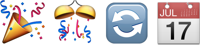 Happy New Year Emoji - Happy New Year Emoji - (1000x200) Png Clipart ...