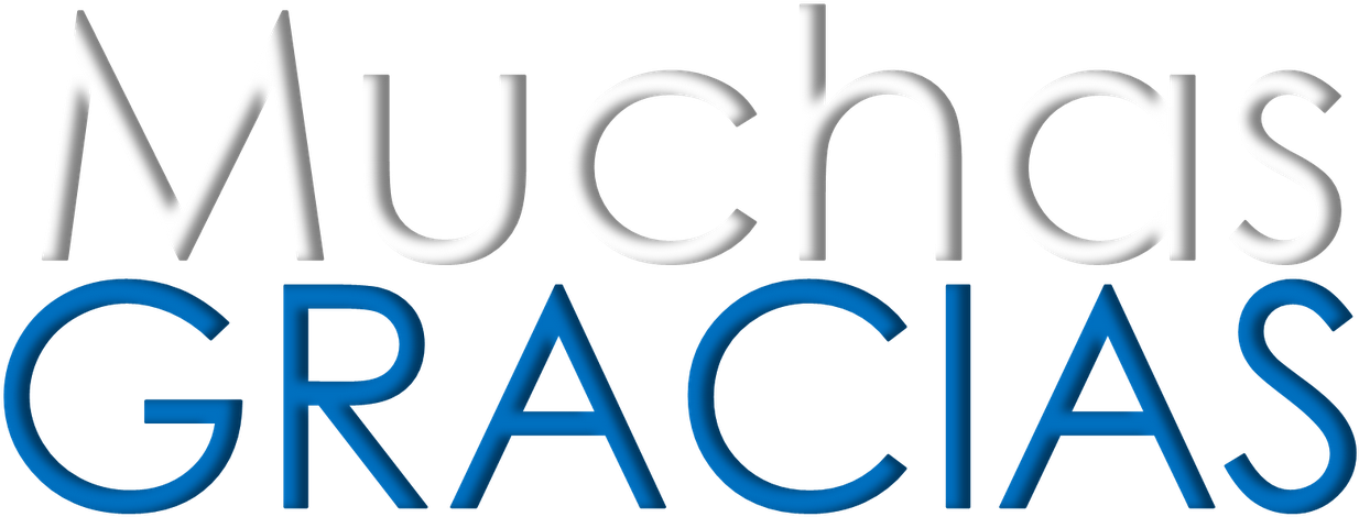 Muchas Gracias Clipart