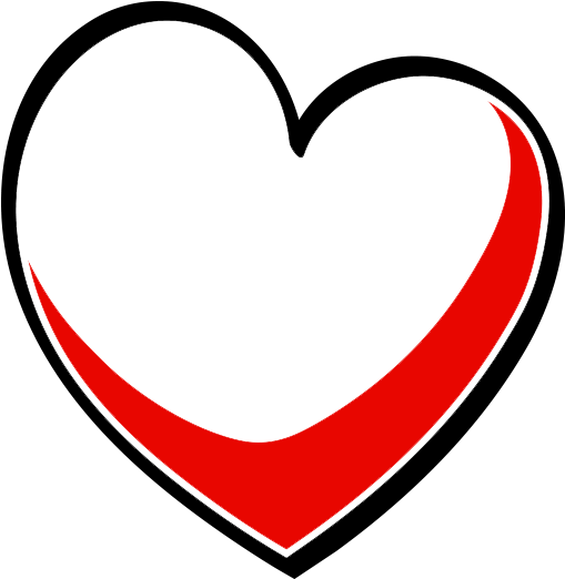 Png Clipart Without Background - Heart - (1000x824) Png Clipart Download