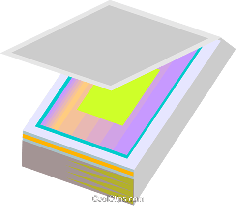 Computer Scanner Royalty Free Vector Clip Art Illustration - Diagram ...