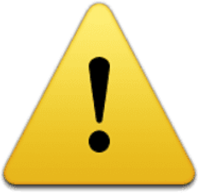 Free Png Download Ios Emoji Warning Sign Clipart Png - Triangle ...