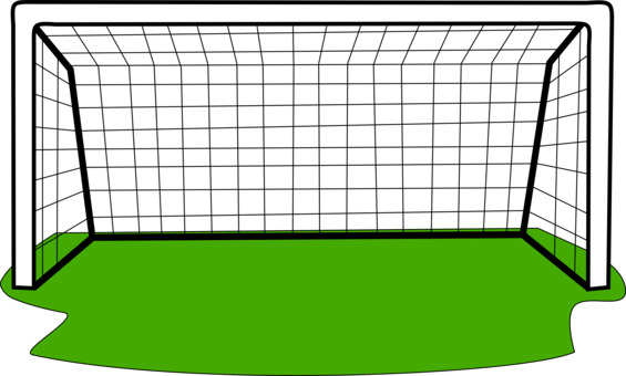 Goal Football Drawing Score Sports - Soccer Goal Net Clipart - (565x340 ...