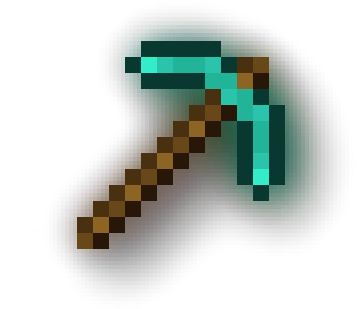 Piq Minecraft Pickaxe Pixel Art By Ljeljay - Depicos De Minecraft Para ...