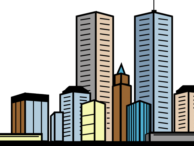 Towers Clipart Commercial Building - Buildings Clipart - (640x480) Png ...
