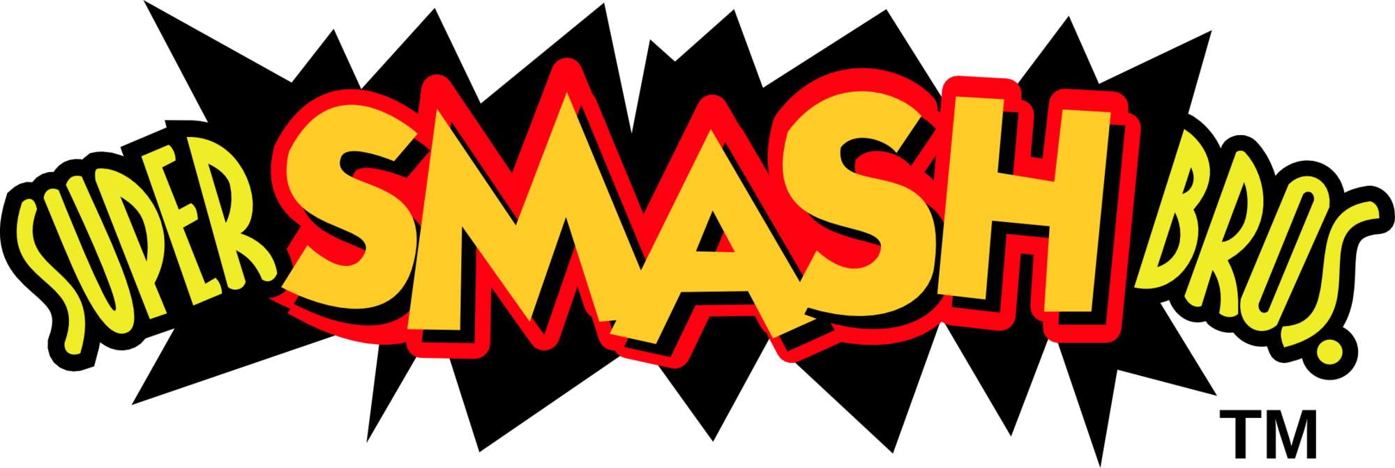 Super Smash Bros Logo Transparent Transparent Background - Original ...