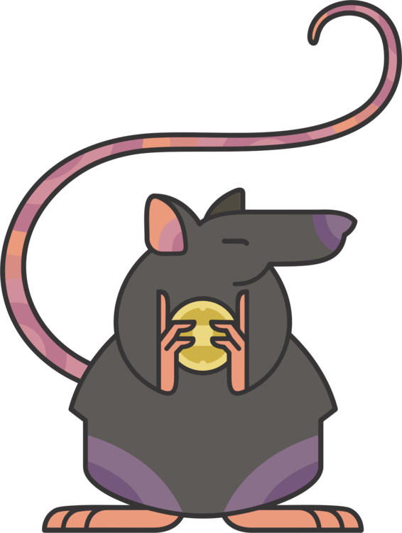 Rat Mouse Cartoon Rodent Drawing - Stylized Rat - (566x749) Png Clipart ...