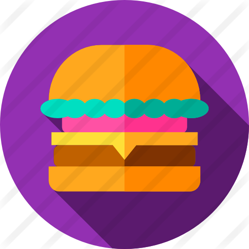 Burger Free Icon - Illustration - Full Size PNG Clipart Images Download