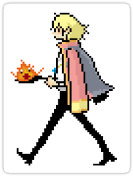Also Buy This Artwork On Stickers - Pixel Art Howl's Moving Castle ...