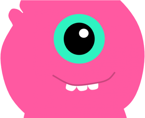 Small Clipart Monster - Pink Color Cartoon Png - (640x480) Png Clipart ...