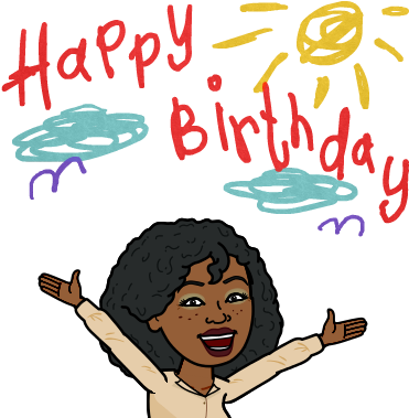 More Free Happy Thoughts Png Images - Bitmoji Happy Birthday - (398x398 ...