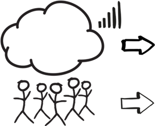 In-building Wireless Das - Line Art - (442x294) Png Clipart Download