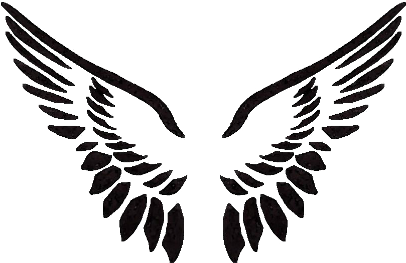 Cherubim Angels Clip Art - Black Angel Wings Clip Art - (829x525) Png ...