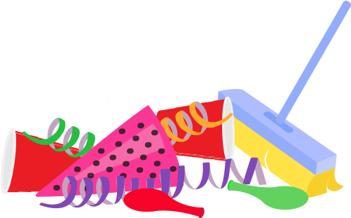 After Party Cleaning - After Party Cleaning - Full Size PNG Clipart ...