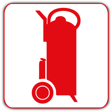 Fire Trolley Safety Sign - Fire Trolley Signage - (400x400) Png Clipart ...