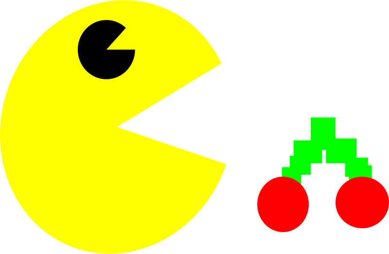 Pacman Moving Clipart Cliparthut Free - Pac Man Clip Art - Full Size ...
