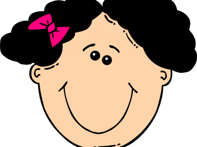 Girl Clipart Black Hair - Happy Black Girl Clipart - (640x480) Png ...