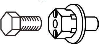 Hex Bolts And Bolts For Mounting Tool - Diagram - (365x180) Png Clipart ...