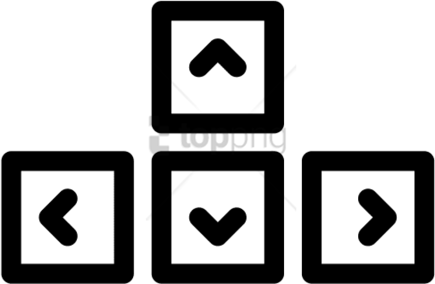 Free Png Arrow Keys Png Image With Transparent Background - Arrow Key ...