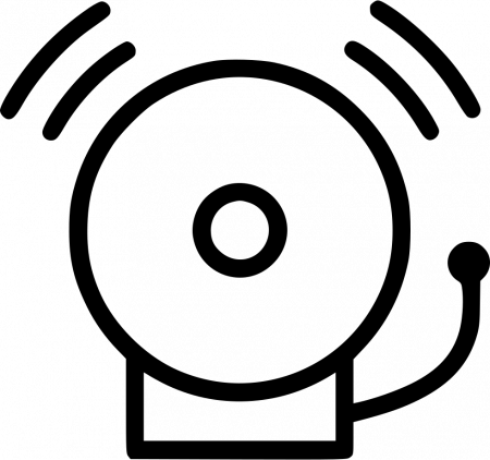 School Bell Ringing Clipart - School Bell Clipart Black And White ...