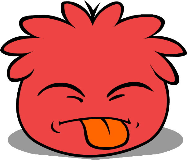 Red Puffle - Puffles Club Penguin - (659x524) Png Clipart Download
